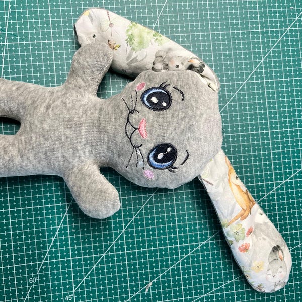 ITH Cow Doudou Stuffie Softie Pattern, Machine Embroidery Files, 2 ...