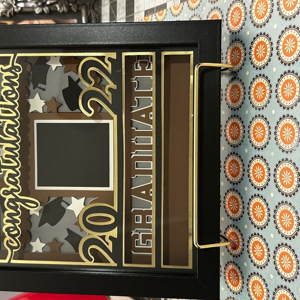 CUSTOMIZABLE 3D GRADUATION Shadow Box Svg - for Cricut - for Silhouette ...
