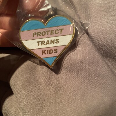 Protect Trans Youth Hard Enamel Pin - Etsy