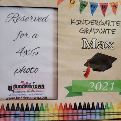 Kindergarten Graduate Personalized Frame, Graduation Gift for ...