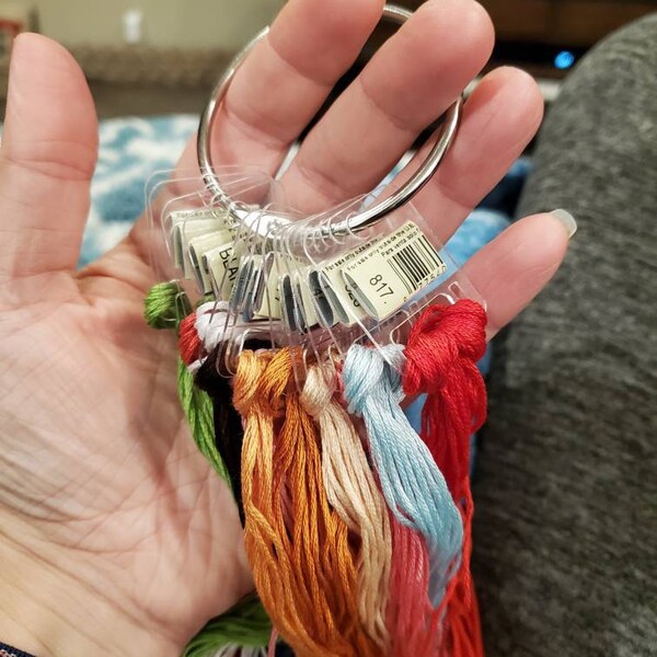 Floss Drops DMC Label Ultra Thin Acrylic Embroidery Thread Organizers ...