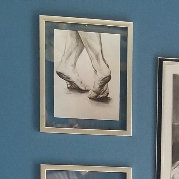 Instant Download Dancing Feet Art | Printable Dance Drawing | Ballet ...