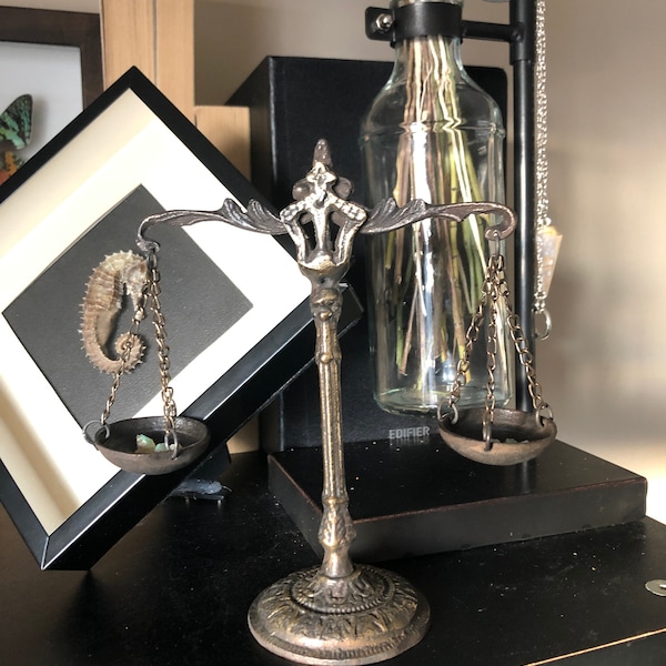 Scales of Justice, Law Office Decor, Brass Justice Scales, Lawyer Art ...