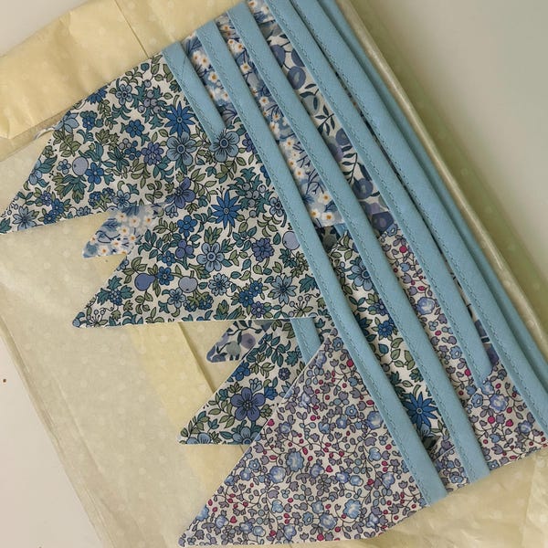 Emma Bridgewater Thousand Flowers Fabric Bunting Banners Celebration - Etsy