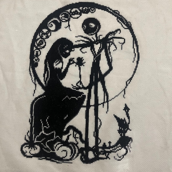 Gothic Cross Stitch Pattern Jack & Sally Cross Stitch Patterns ...