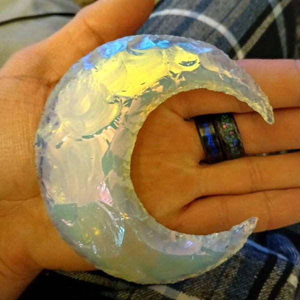 Hand Carved 6" Red Obsidian Knife: Agate Blade Gemstone Spearhead - Etsy