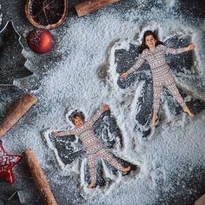 Christmas Baking Flour Angels Digital Backdrop Photography - Etsy
