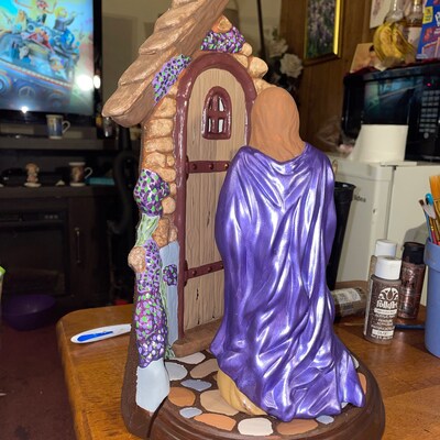 Unpainted Ceramic Mushroom House, Unfinished Bisque, Unpainted Ceramics ...