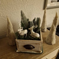 Der +Gute Laune Hase+ handgefilzte Osterdeko Hasen Mats+ Mia, Hans+ ...