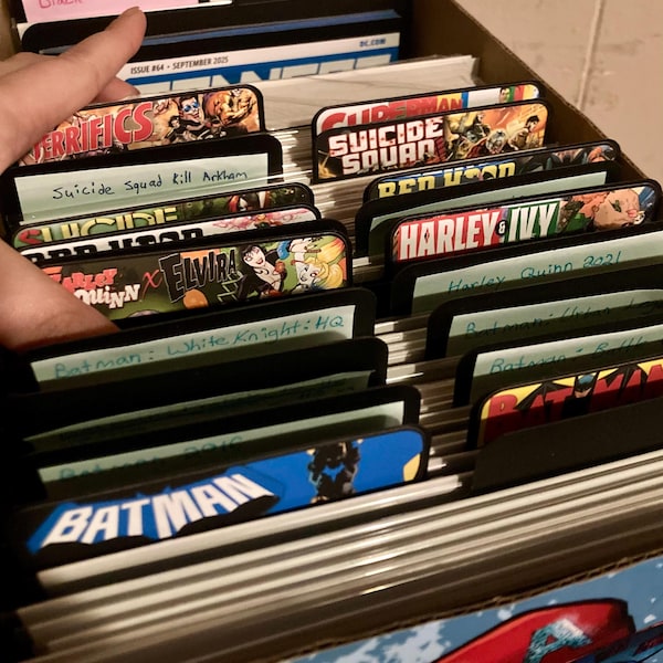 Custom Comic Books Divider Labels, Comic Labels, Comic Stickers ...