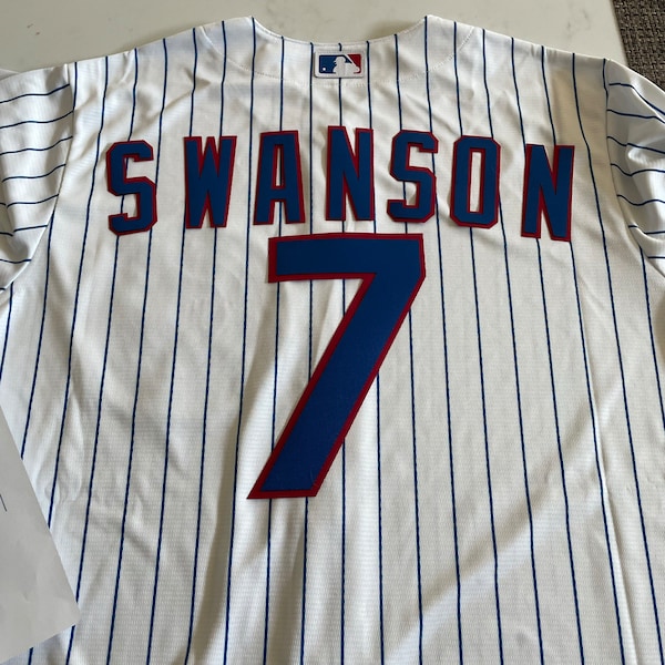 Chicago Cubs Lettering Kit for an Authentic, Replica, Youth or Toddler ...