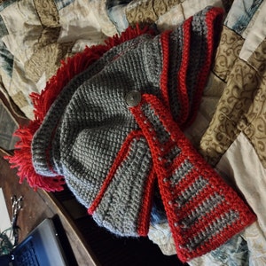Crochet Pattern Chain Mail Coif Hat - Etsy