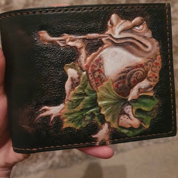 Byhalinh/hand-painted Zipper Wallet/pink Women's Wallet/magnolia Flower ...