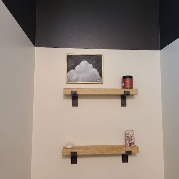 Mini Moon } Hand Painted Moon Phase Art Gallery Wallpaper Vintage Frame ...