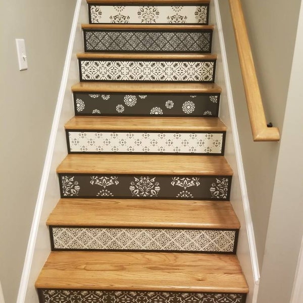 Custom Stair Riser / Alternative to Stair Riser Decals & Vinyl / Free ...