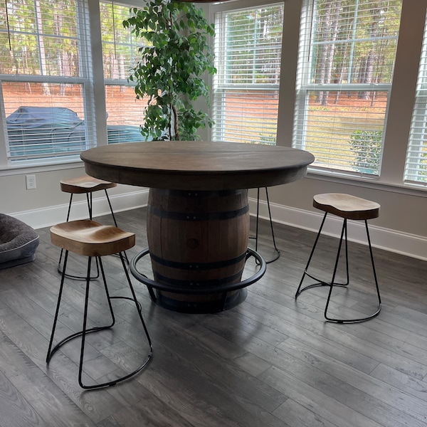 Whiskey Barrel Footrest, Fits Any Standard 53 Gallon Whiskey Barrel ...