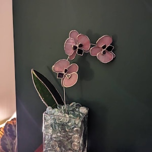 PATTERN 3D Orchid Stained Glass Pattern PDF Digital Download Flowers - Etsy