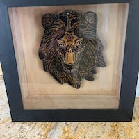 Small Extra Deep Wooden Personalized Shadow Box Frame With Glass Door, Display Case, Memory Box ...