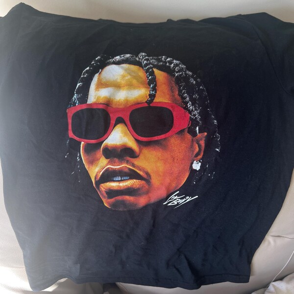 Future Vintage Rap Tee White, Hip Hop Graphic Print T-shirt, Merch T ...