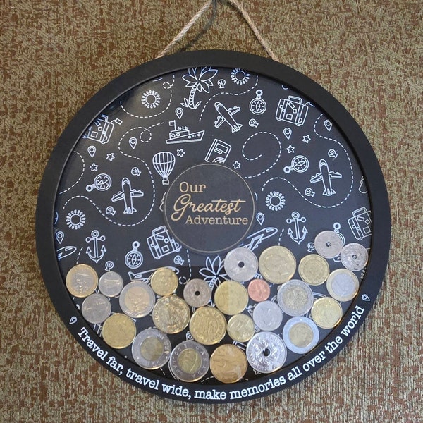 Coin Holder Travel Personalized, Coin Collection Display Foreign ...