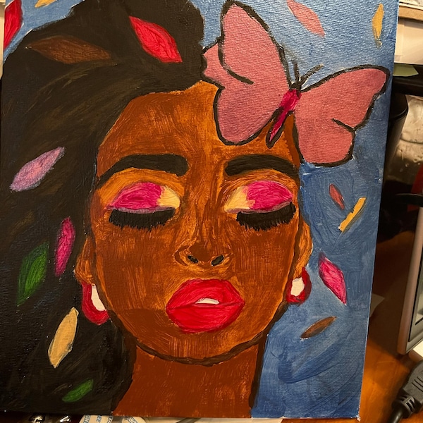 Ladies Night Out Sip and Paint Party Kit Canvas, Pre Drawn Template for ...