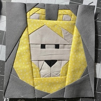 Lion Quilt Pattern / PDF Pattern / Foundation Paper Piecing / FPP ...