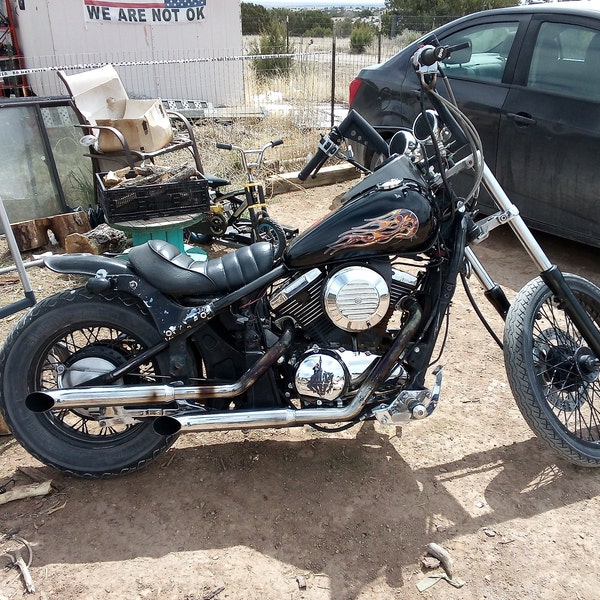 Old School Classic Motorcycle Twin Flame Decals 56 Different Colors ...