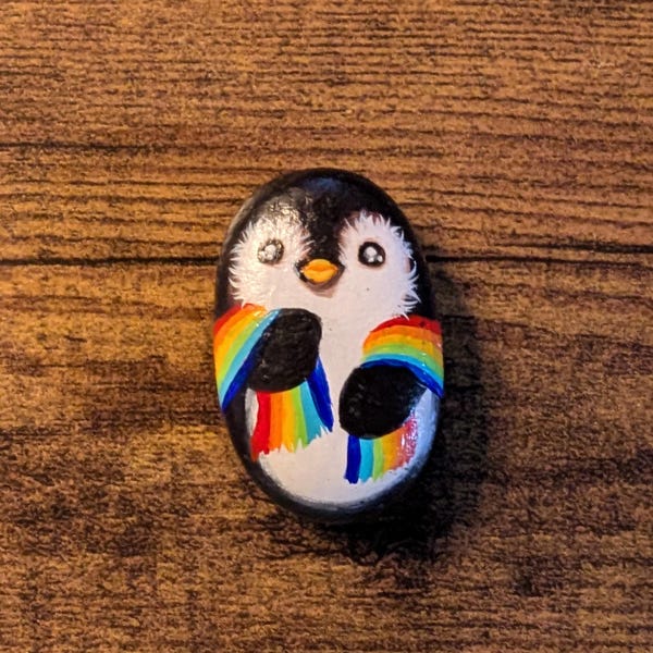 Pet Ghost Painted Rock Pocket Hug, Creepy Cute Ghost Hug & Personalised ...