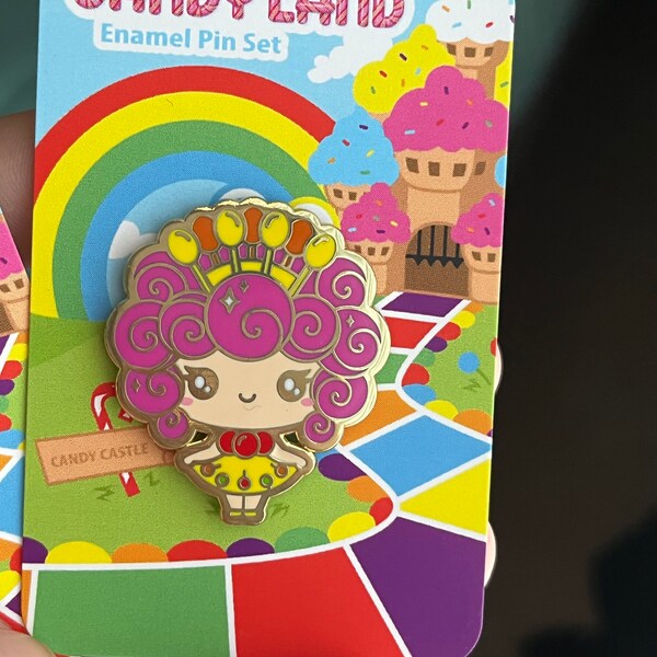 Princess Lolly Candy Land Chibi Character Brass Hard Enamel Pin - Etsy