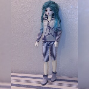 Knitted Cardigan With Hood for Minifee Slim Msd BJD 1/4 | Etsy