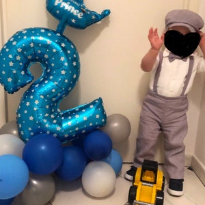 Baby Boy Light Blue Outfit, Toddler Newsboy Suit, Boy Linen ...