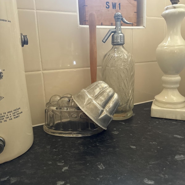 Vintage Codd Neck Bottle, Green Glass Bottles, Vintage Glass Torpedo ...