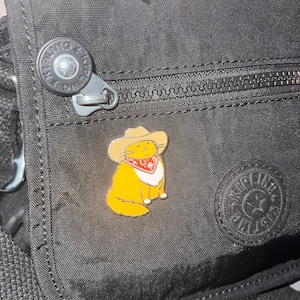The Original Cowboy Cat Enamel Pin Meowdy - Etsy
