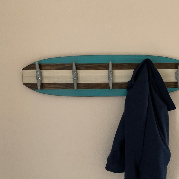 Surfboard Coat Rack/towel Rack - Etsy