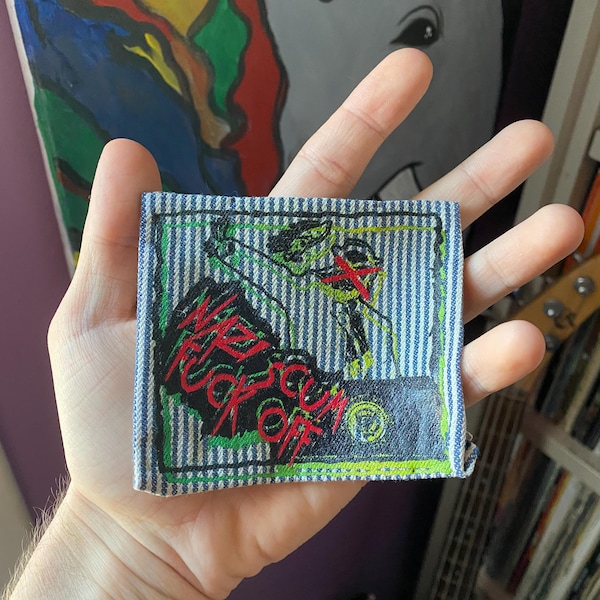 No Gods, No Masters Sew on Crusty Punk Patch. for Battle Jackets ...