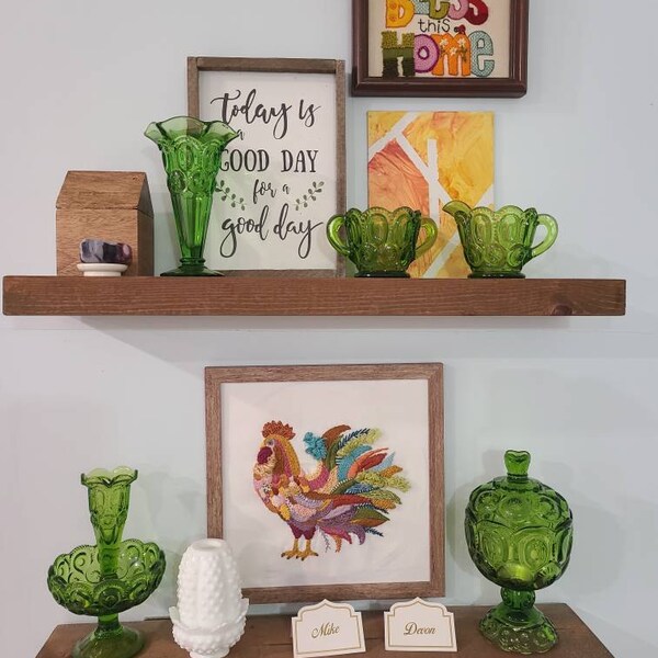 Antique Robin in Tree Cobalt Blue Mug Mosser Glass Bryce Bros EAPG ...