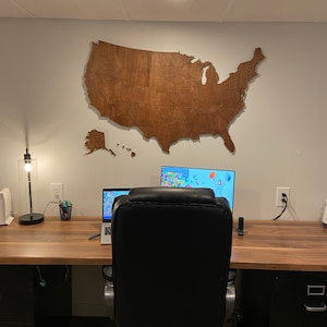 Rustic USA Map, Travel Gift, United States Travel Map, Wall Art, DIY ...