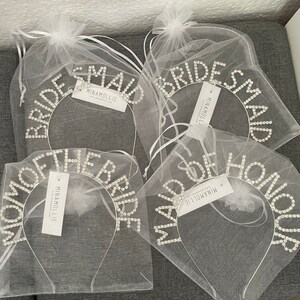 Team Bride Headband, Bridal Party Gifts, Hen Party Headband, Bridesmaid ...