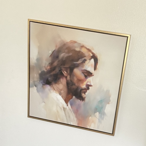 Jesus ART PRINT - in Humility Our Savior by Jay Bryant Ward | Jesus ...