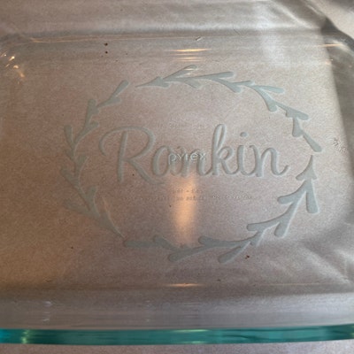 Personalized Engraved Baking Dish Custom Wedding Gift - Etsy