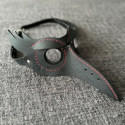 Steampunk Hand Stitched Genuine Leather Crow, Eagle or Owl Bird Eye ...