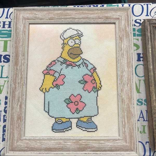 Homer Simpson - the Simpsons - King Size - Bush - Meme - Bundle - Cross ...