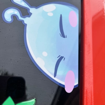 Derpy Fire Holographic Anime Game Chibi Car Laptop Vinyl Decal Sticker ...