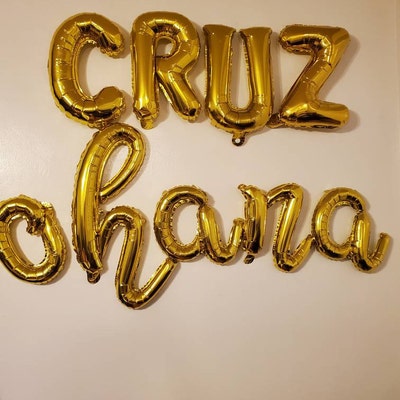 16 Capital Gold Foil Letters Numbers Symbols Balloons - Etsy
