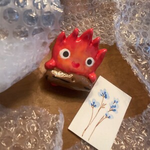 Pre-order Handmade Ceramic Fire Demon Spoon Rest, Unique Christmas Gift ...