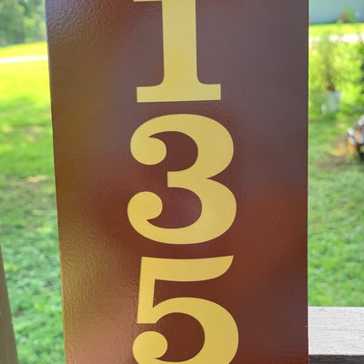 8x4 Reflective Custom Address Sign - Etsy