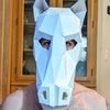 Elephant Mask DIY Paper Mask, Printable Template, Papercraft, 3D Mask ...