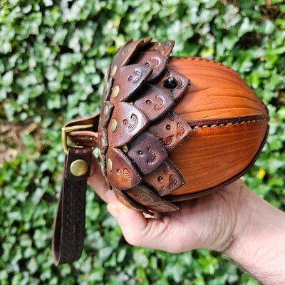 Digital Leather Acorn Bag PATTERN Nature Set - Etsy