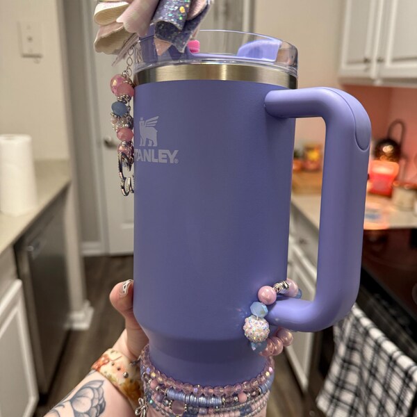 Almond Rose Bracelet Stack for Stanley Tumbler - Neutral Colors - Etsy