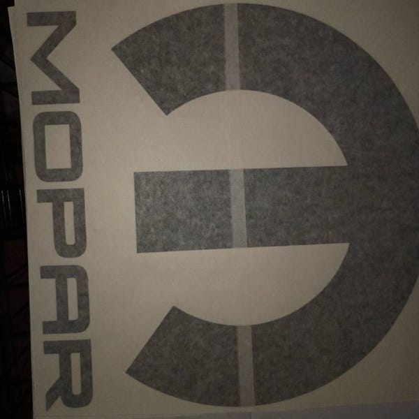 MOPAR Logo Side Graphics for Dodge Challenger (set of 2 Decals) (mopar ...